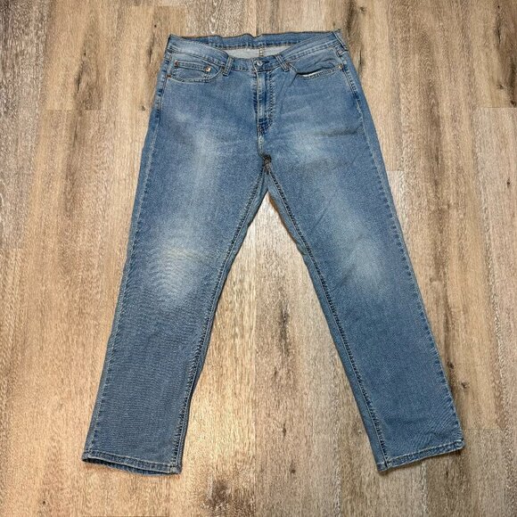 Levi's | Jeans | Levis Jeans Mens 34x32 Blue 54 Straight Light Wash ...